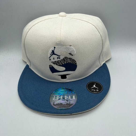 Jordan | Accessories | Air Jordan True Blue 7 4 Jumpman Hat Fitted Cap ...